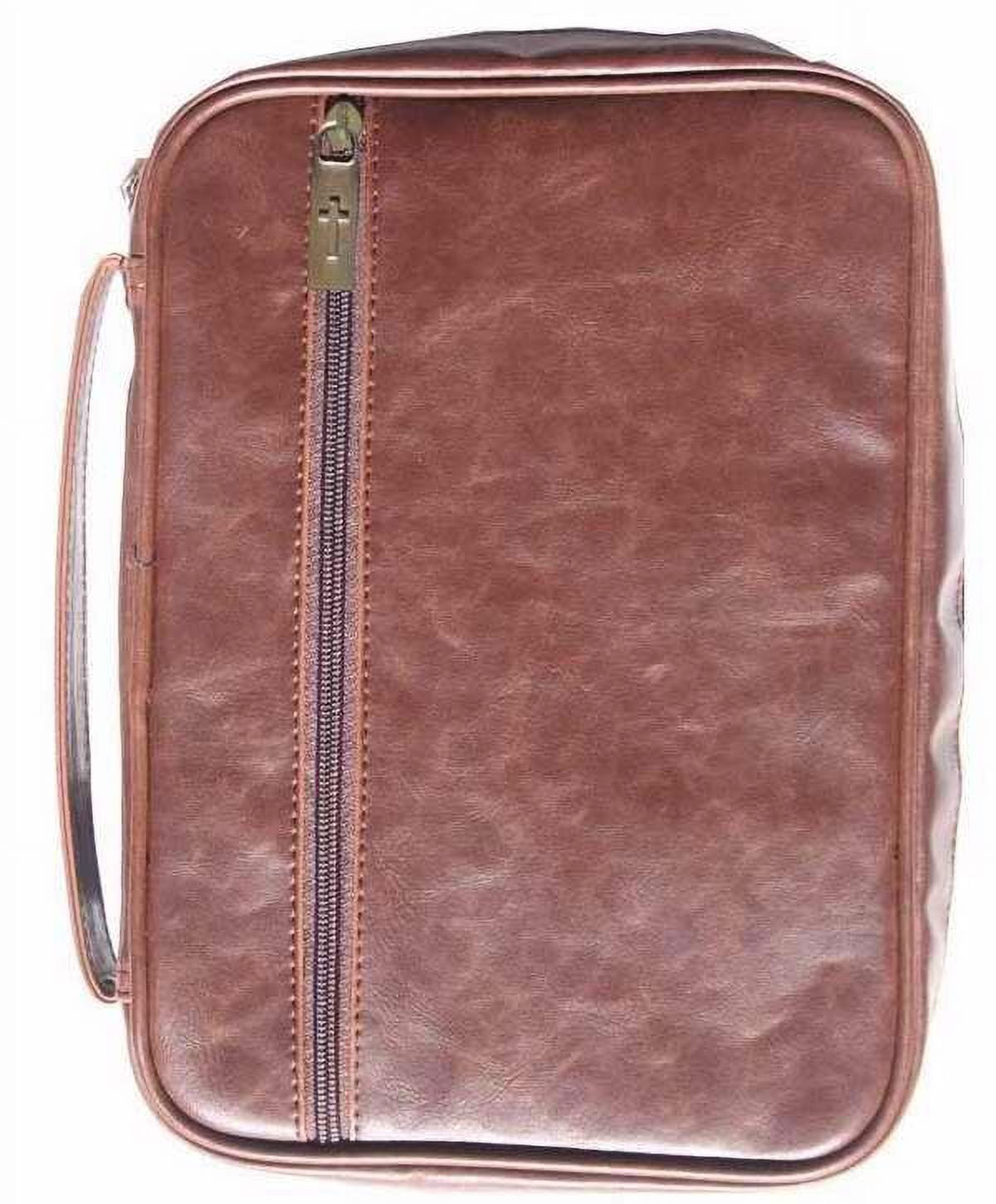 White Dove Designs Faux Leather Bible Cover, Classic Brown - Walmart.com