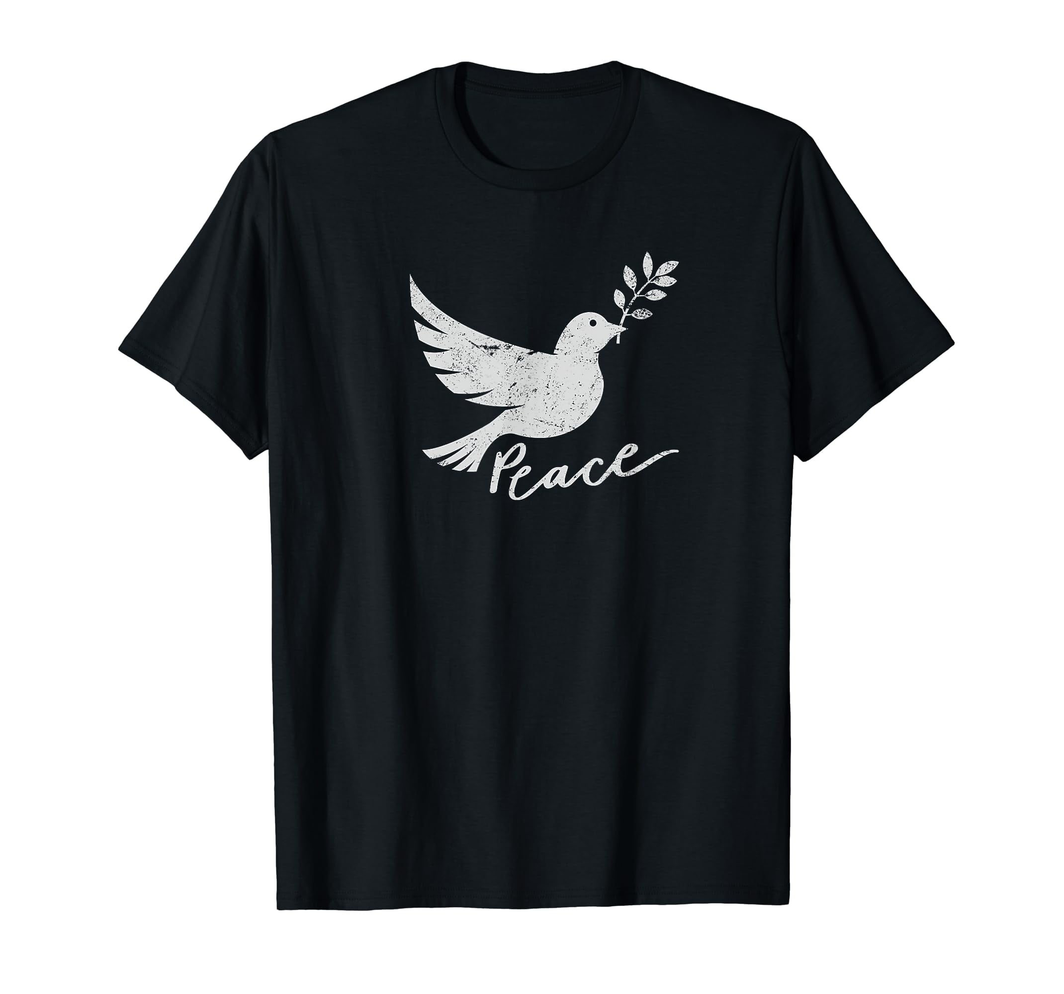 White Dove Peace Symbol Cute Peace Sign Men Women T-Shirt - Walmart.com