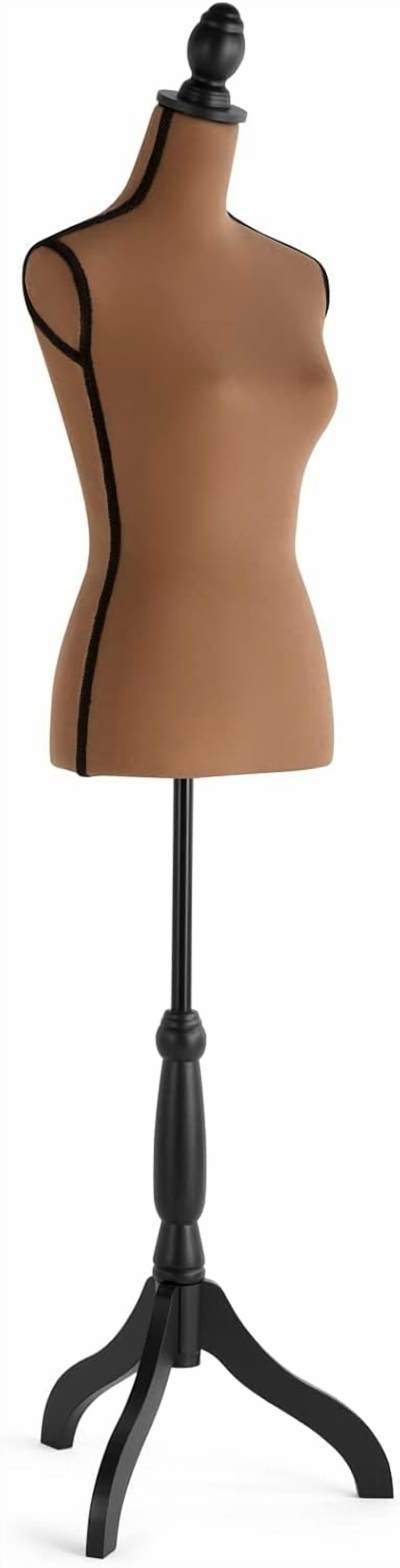 White Dress Form Mannequin, 52''-67'' Height Adjustable Female Torso ...