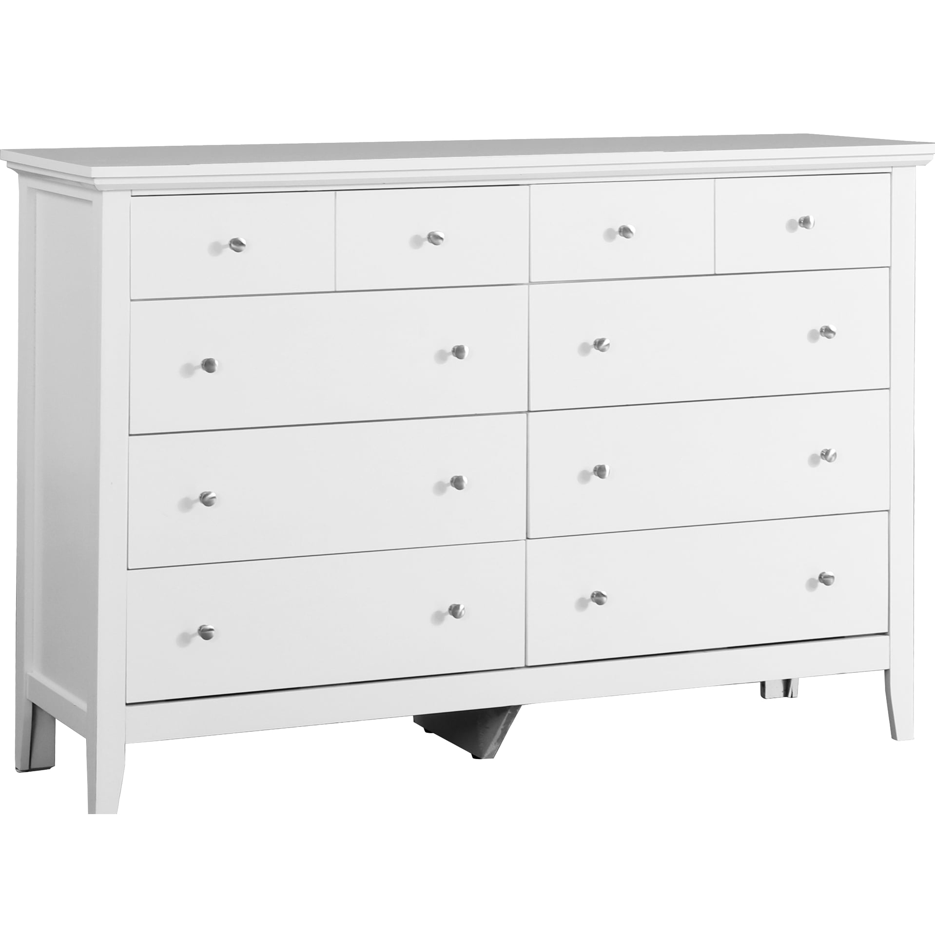 White Dresser With Impressive Characteristics - Real Wood Veneers ...