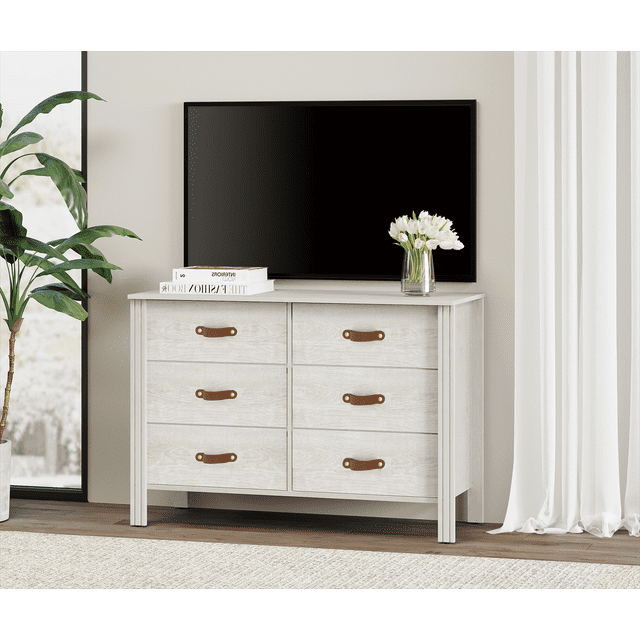Free Shipping! White Dresser TV Stand for 43 Inch TV, Classic TV ...