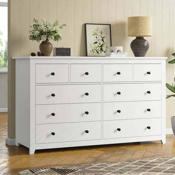 6 Dresser for Bedroom, 47 in Wide Drawer Dresser with Storage ...