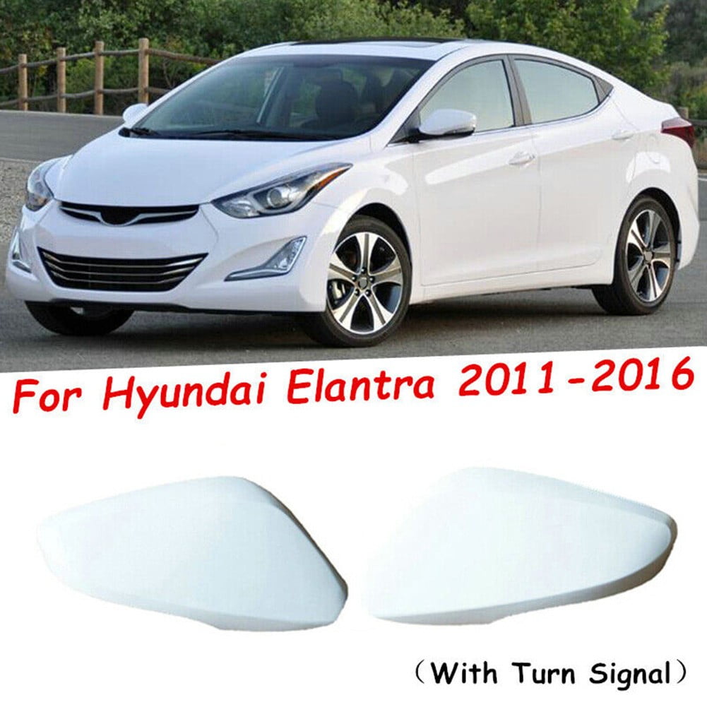 White Driver & Passenger Side Mirror Cover Replaced For Hyundai Elantra ...