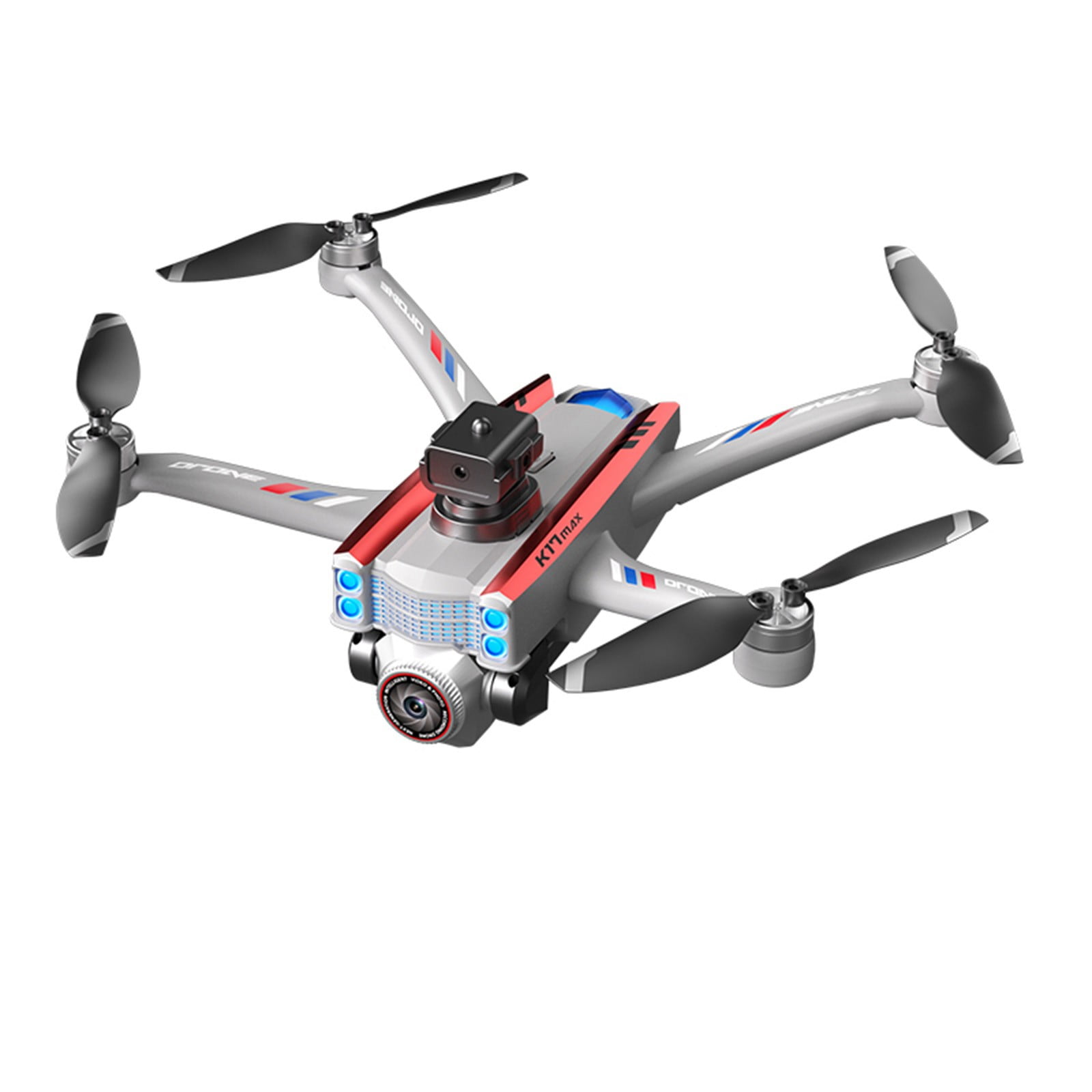 White Drone With 1080P Screen Remote Control Brushless Motor Fpv Rc ...