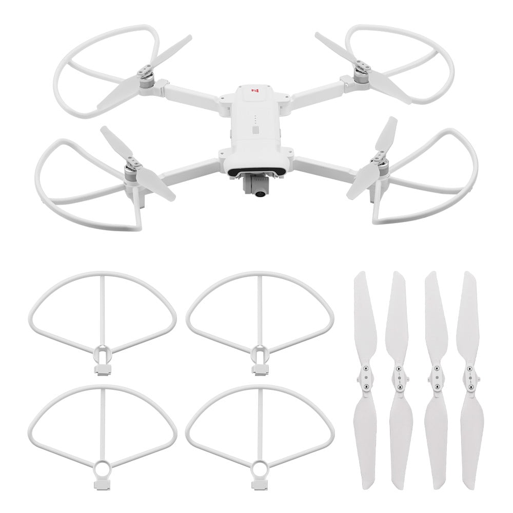White Drone Parts Quick-Release Folding Propeller Guard Kit Pack Of 4 ...