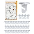 White Drop Ceiling Hook for Hanging – 50 Pcs Ceiling Decorations Hanger ...