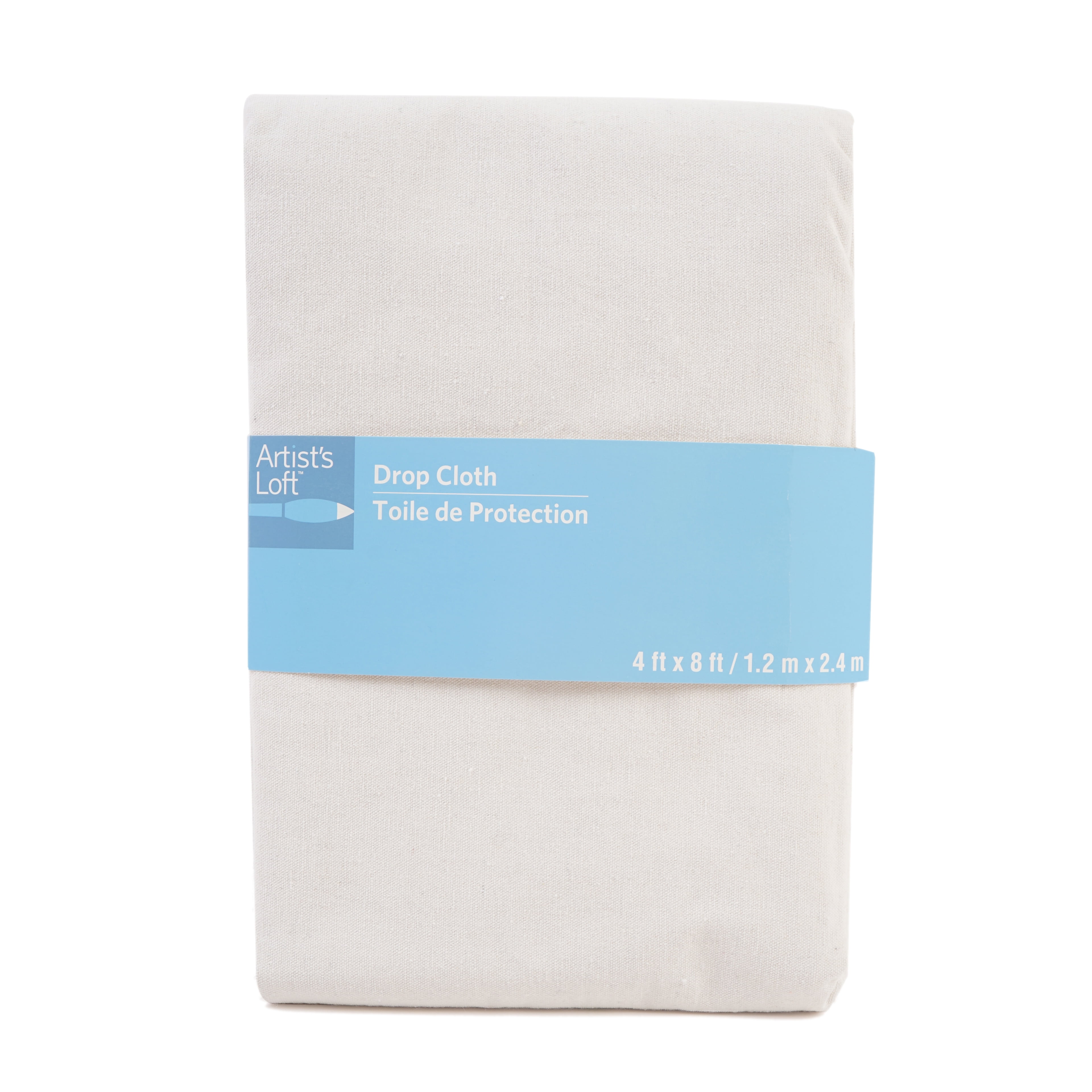 Artist's Loft White Drop Cloth - 4ft. x 8ft Reusable Paint and Craft ...