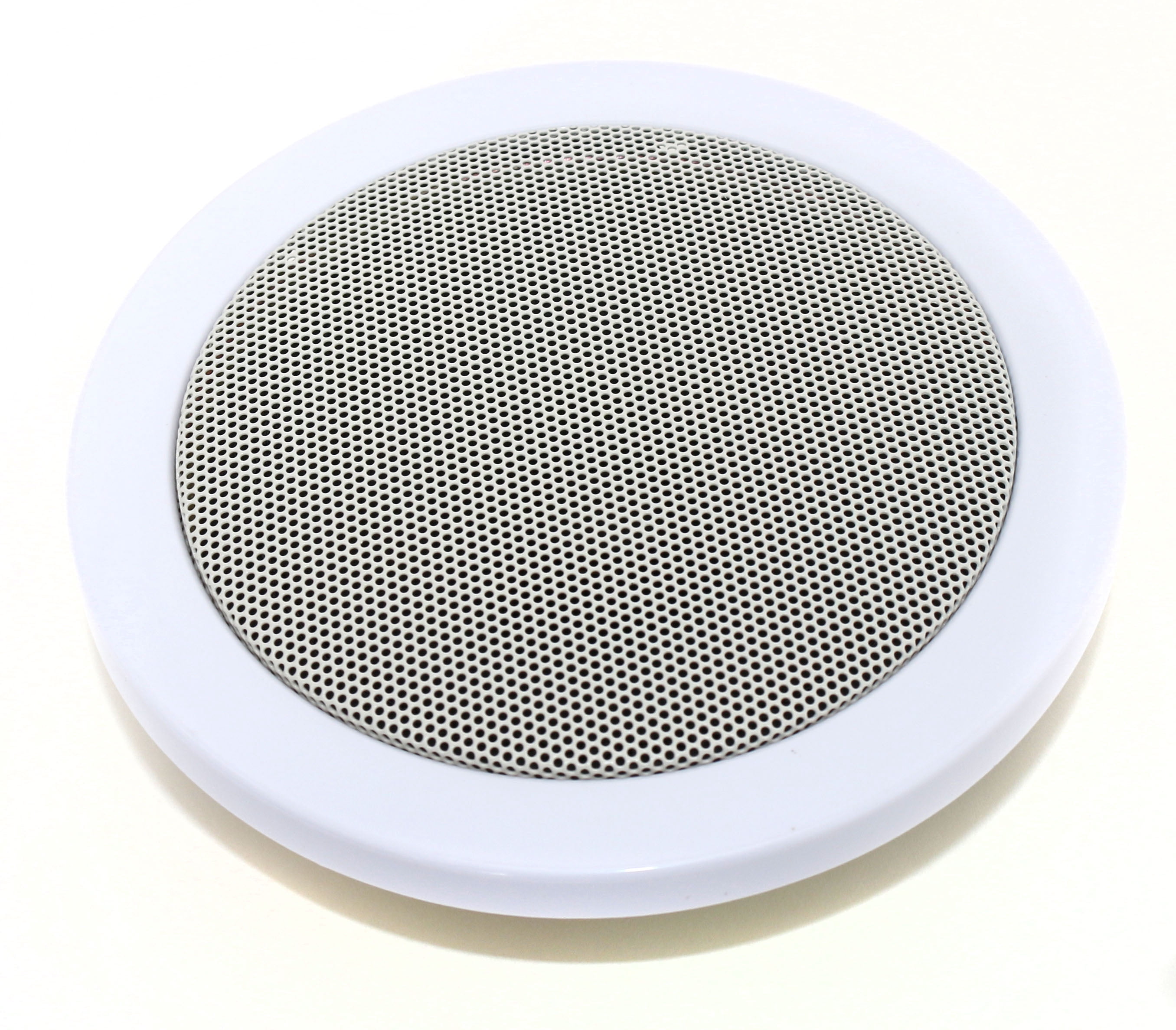 White Dual Cone Speaker w Grill 5 1/4" - 10 Watts Maximum Power ...