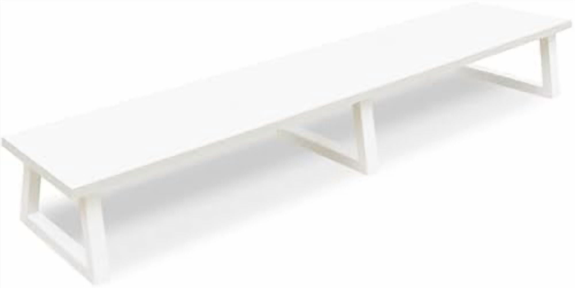 White Dual Monitor Riser for 2 Monitors-42inch, Wood Desktop Dual Stand ...