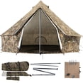WHITEDUCK Regatta Canvas Bell Tent - w/StoveJack, Waterproof, 4 Season ...