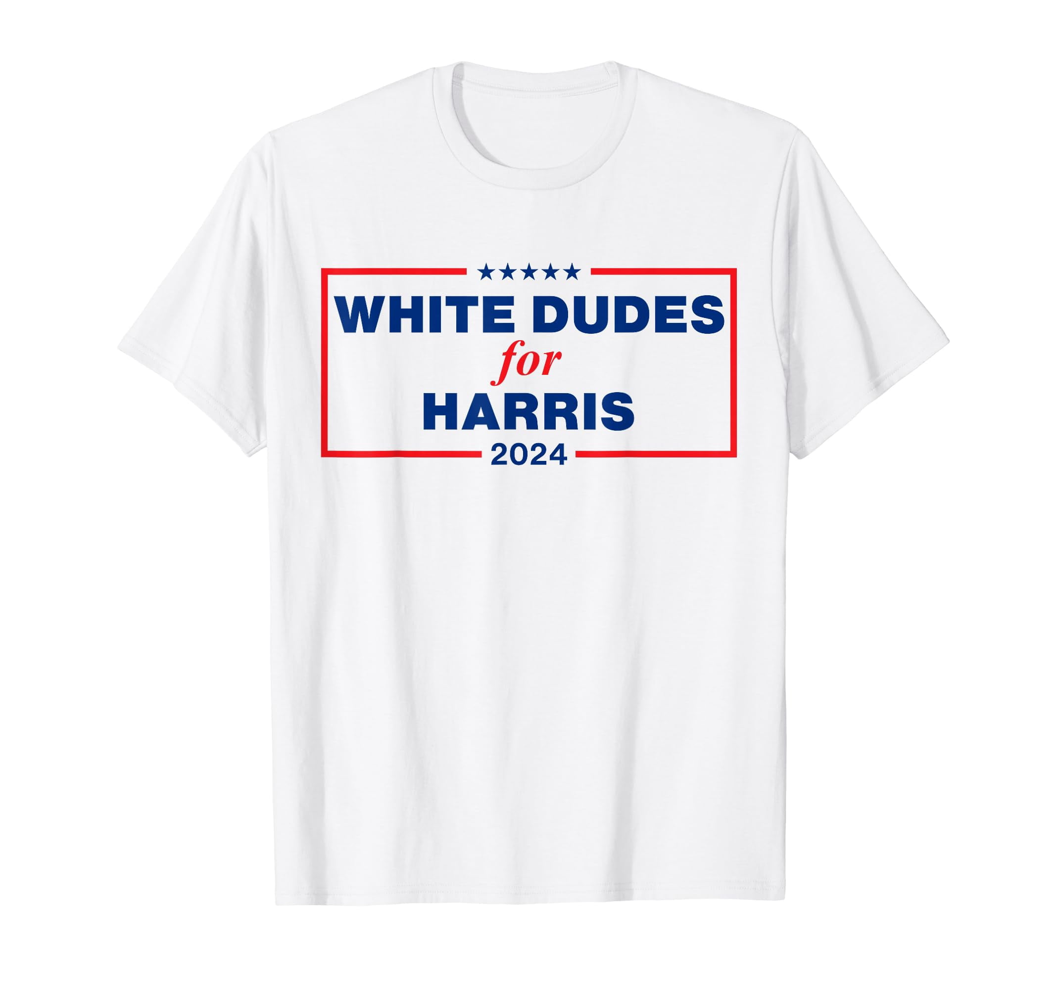 White Dudes For Harris-2024 T-Shirt - Walmart.com