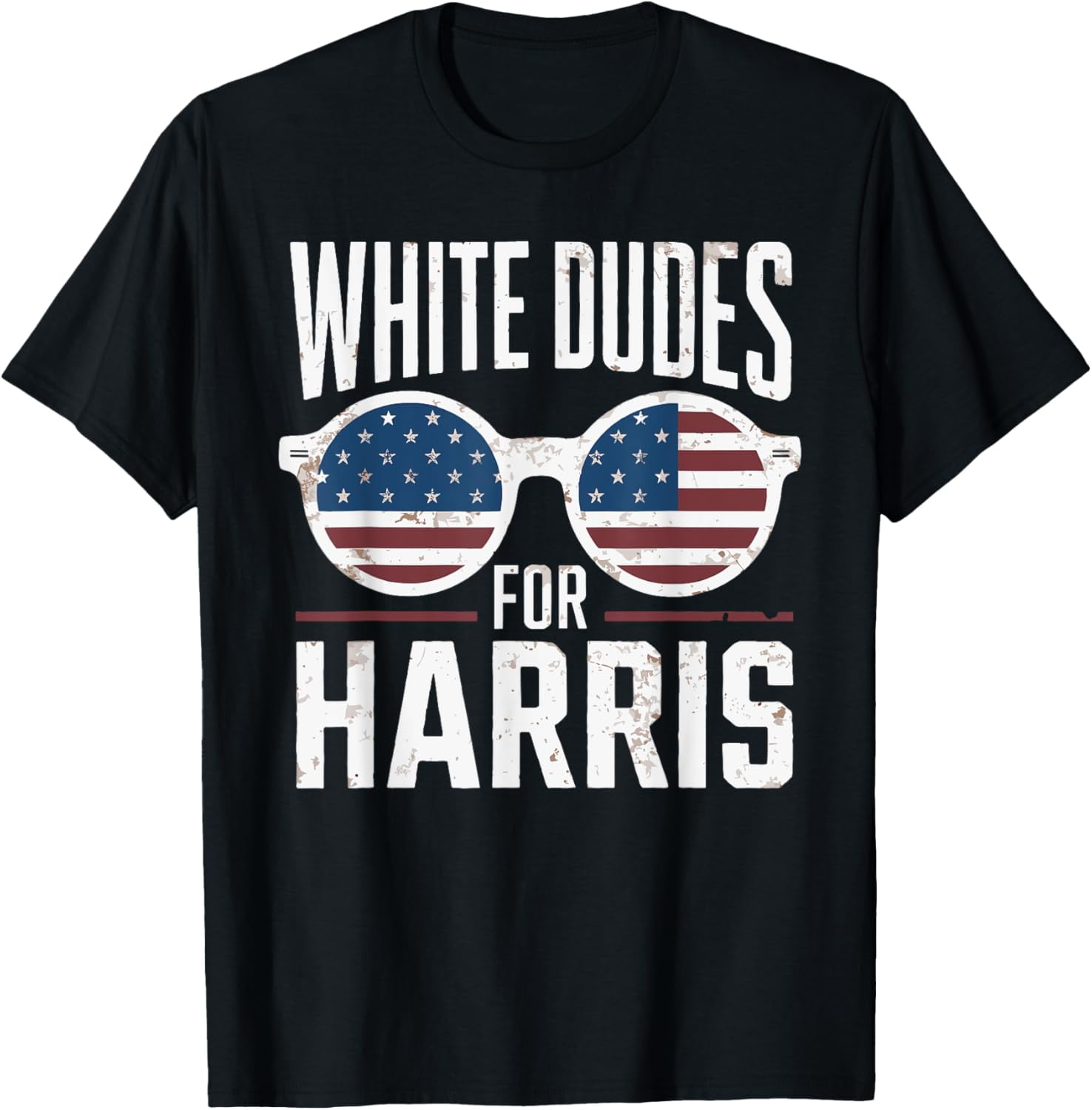 White Dudes For Harris 2024 Vote Kamala Harris Funny T-Shirt - Walmart.com