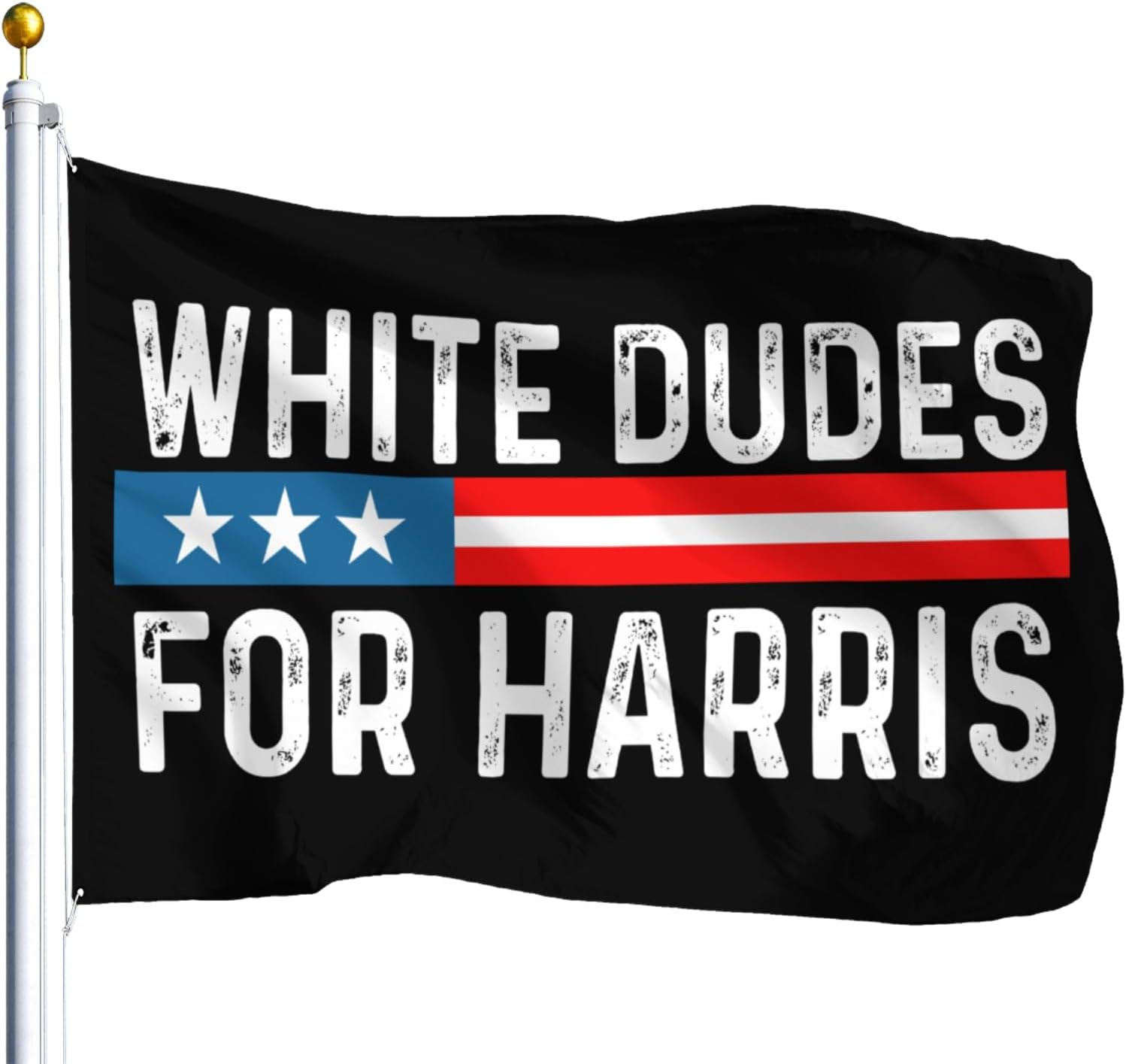 White Dudes For Harris Flags for Room Guys Flag, Funny Flag Novelty ...