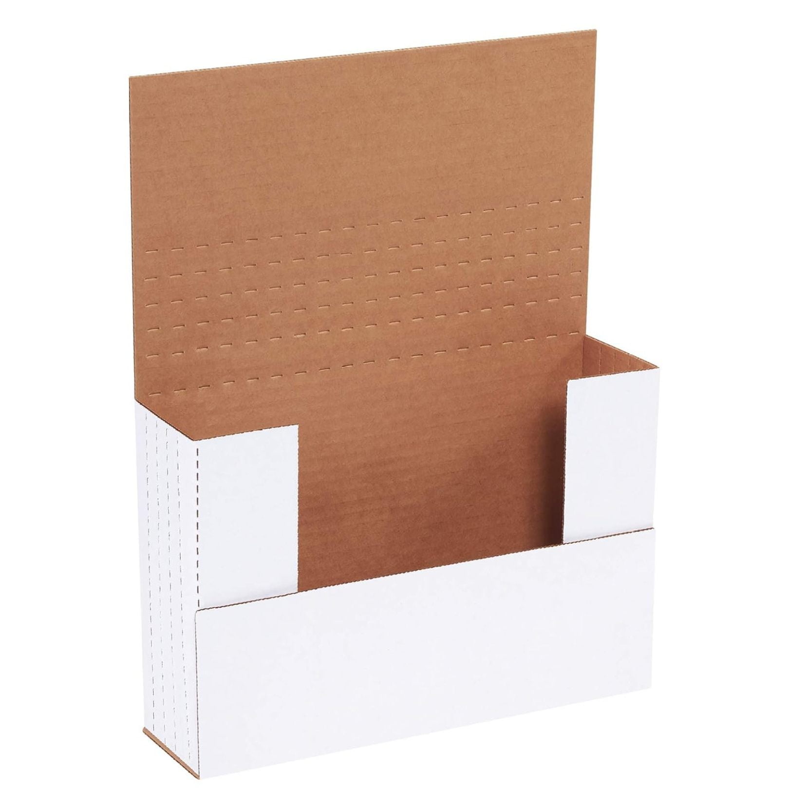 White Easy-Fold Mailing Boxes, 9 5/8 x 6 5/8 x 2 1/2 Inches, Pack of 50 ...