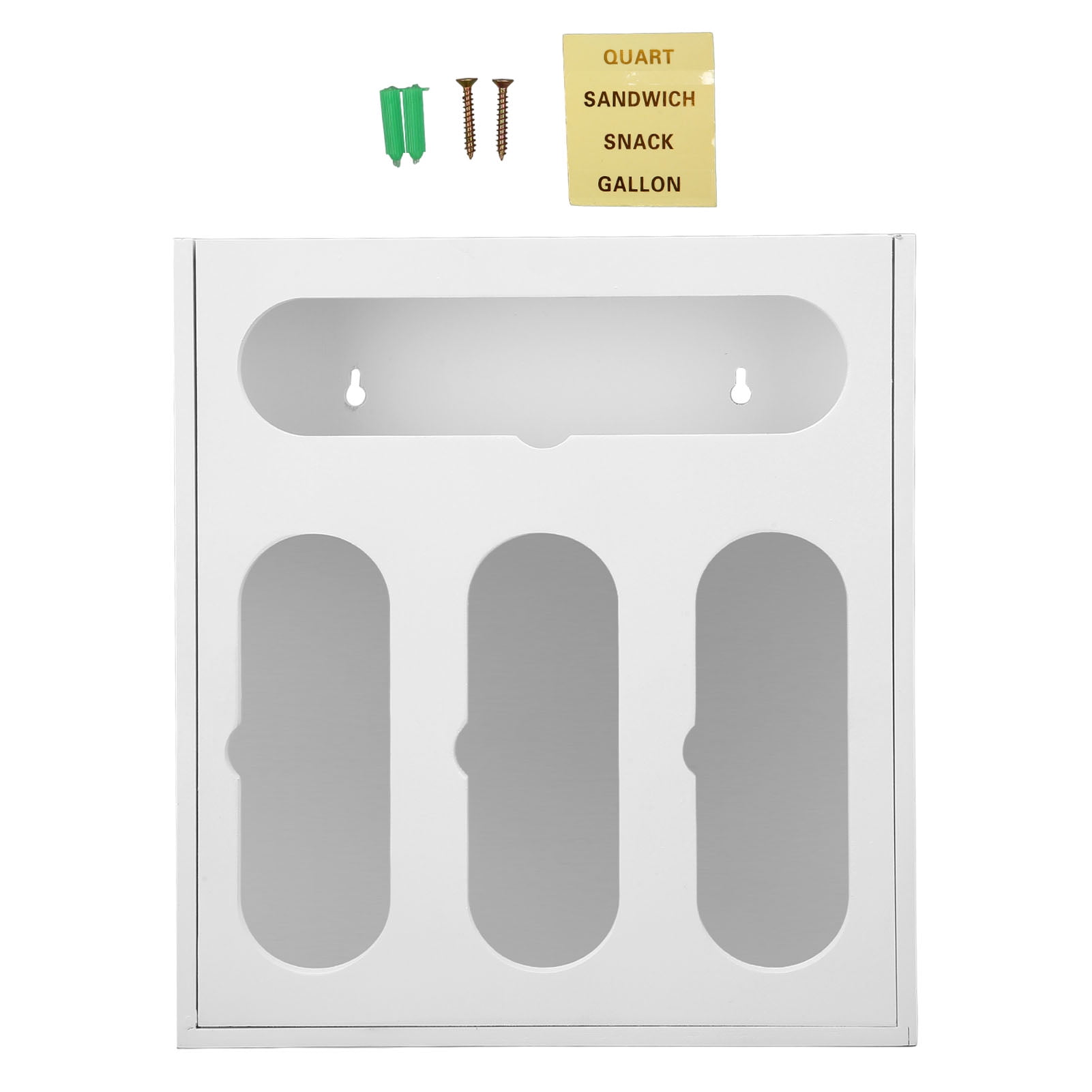 White, Eco-Friendly Bag Organizer for Efficient Space Management Bamboo ...