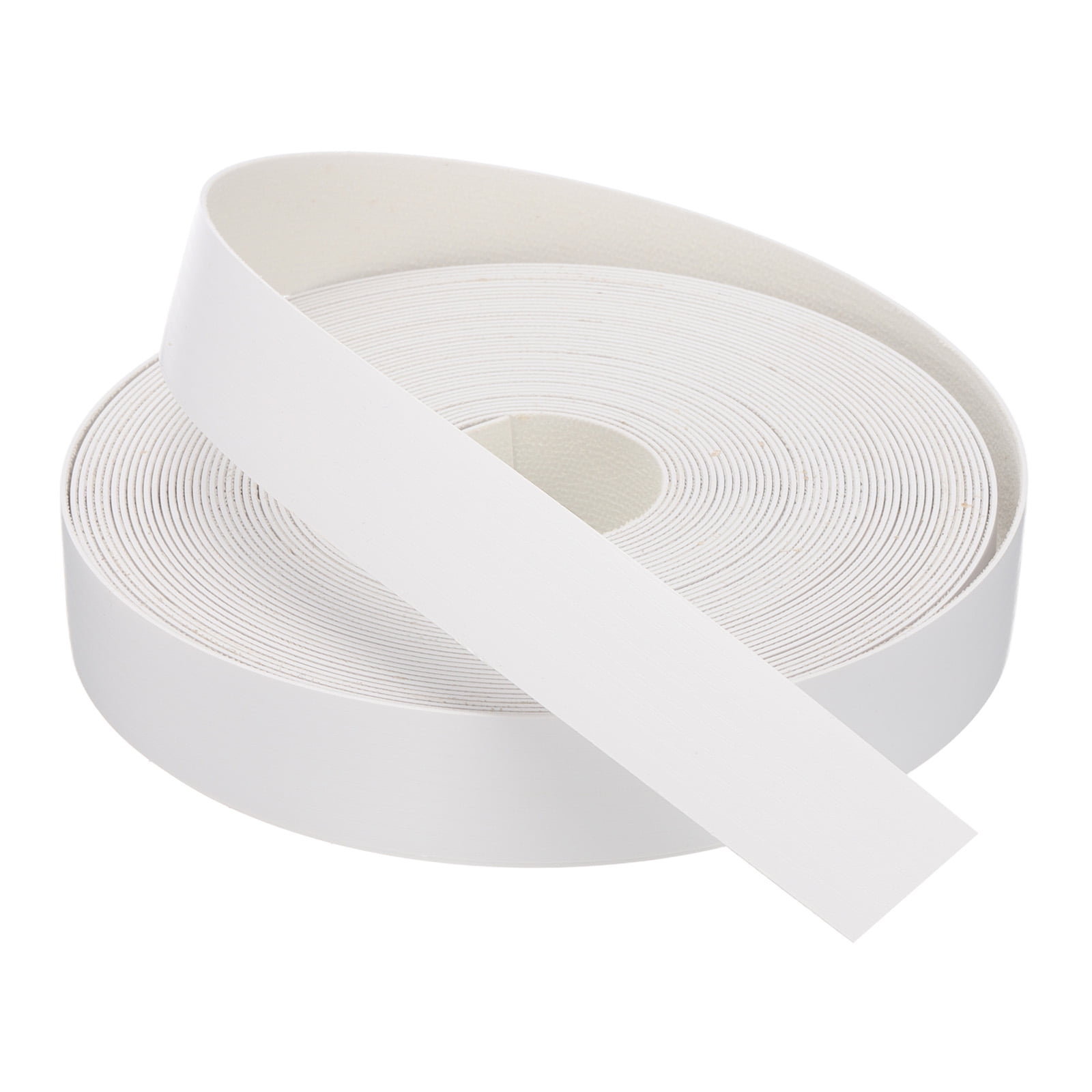 White Edge Banding 50 ft x 1-1/8 Inch Veneer Tape Pre-glued for Furniture Restoration - Walmart.com