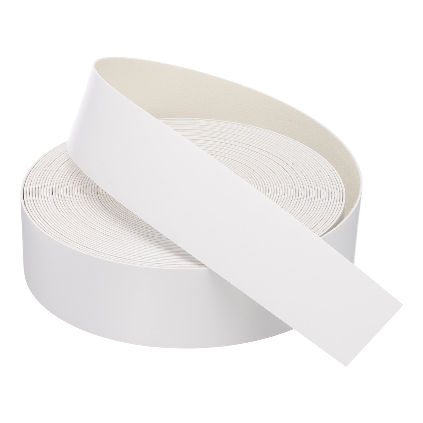 White Edge Banding 50 ft x 1-3/4 Inch Veneer Tape Pre-glued for ...