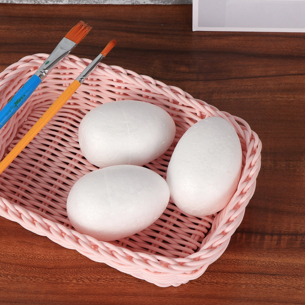 DIY Easter Decor White Foam Eggs for Kids Craft Projects and Family Fun ...