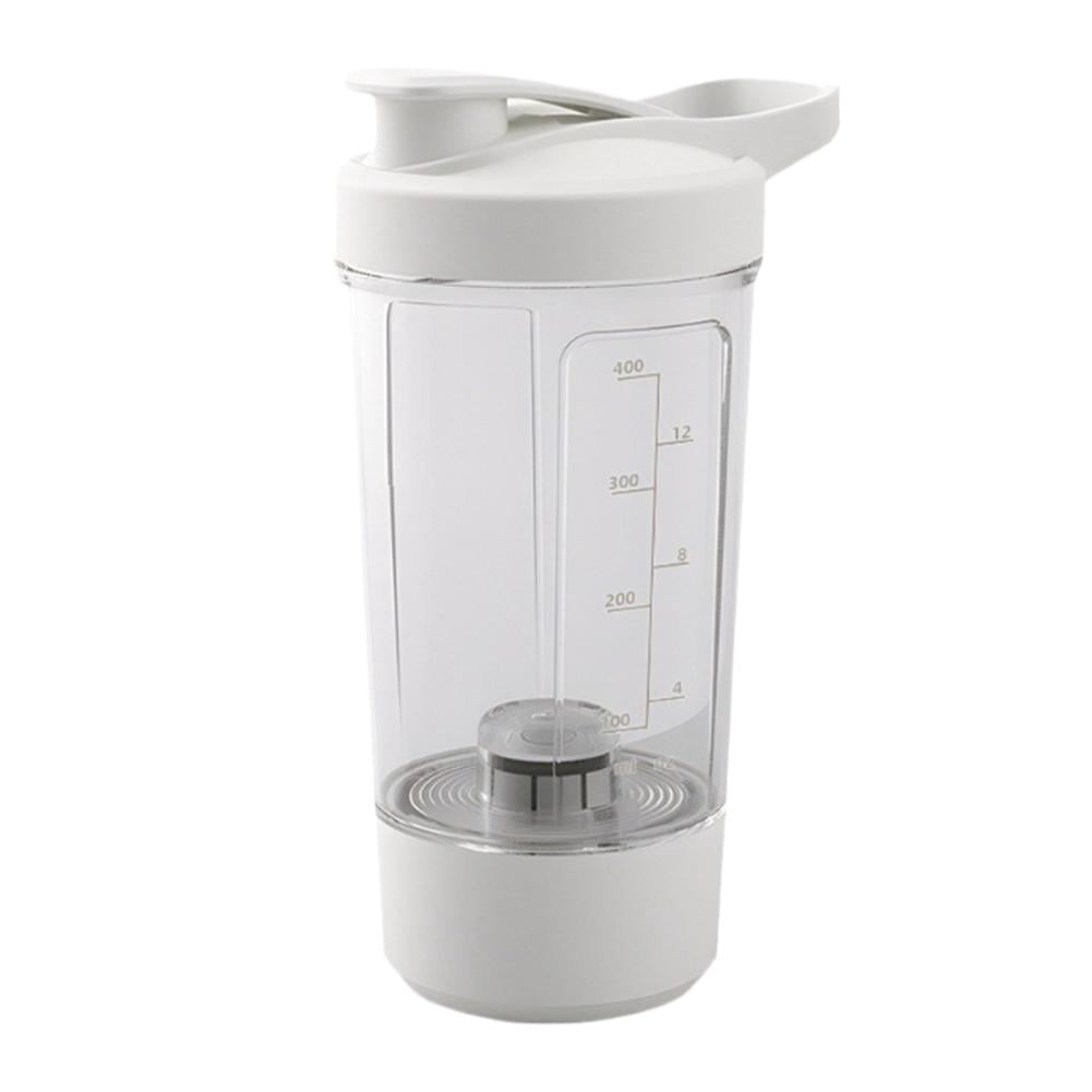 White Electric Mixing Shaker Cup, 7000r/min Protein Shaker for Coffee ...