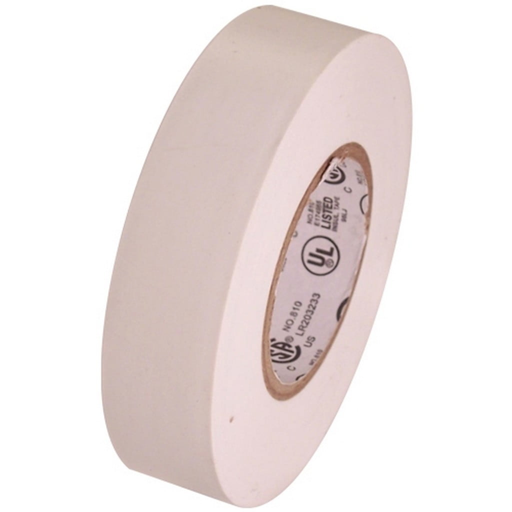 White Electrical Tape 3/4 X 66 Ft Roll 7 Mil - Walmart.com