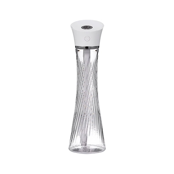 White Elegant Tower Usb Humidifier With Nano Mist Output - Portable ...