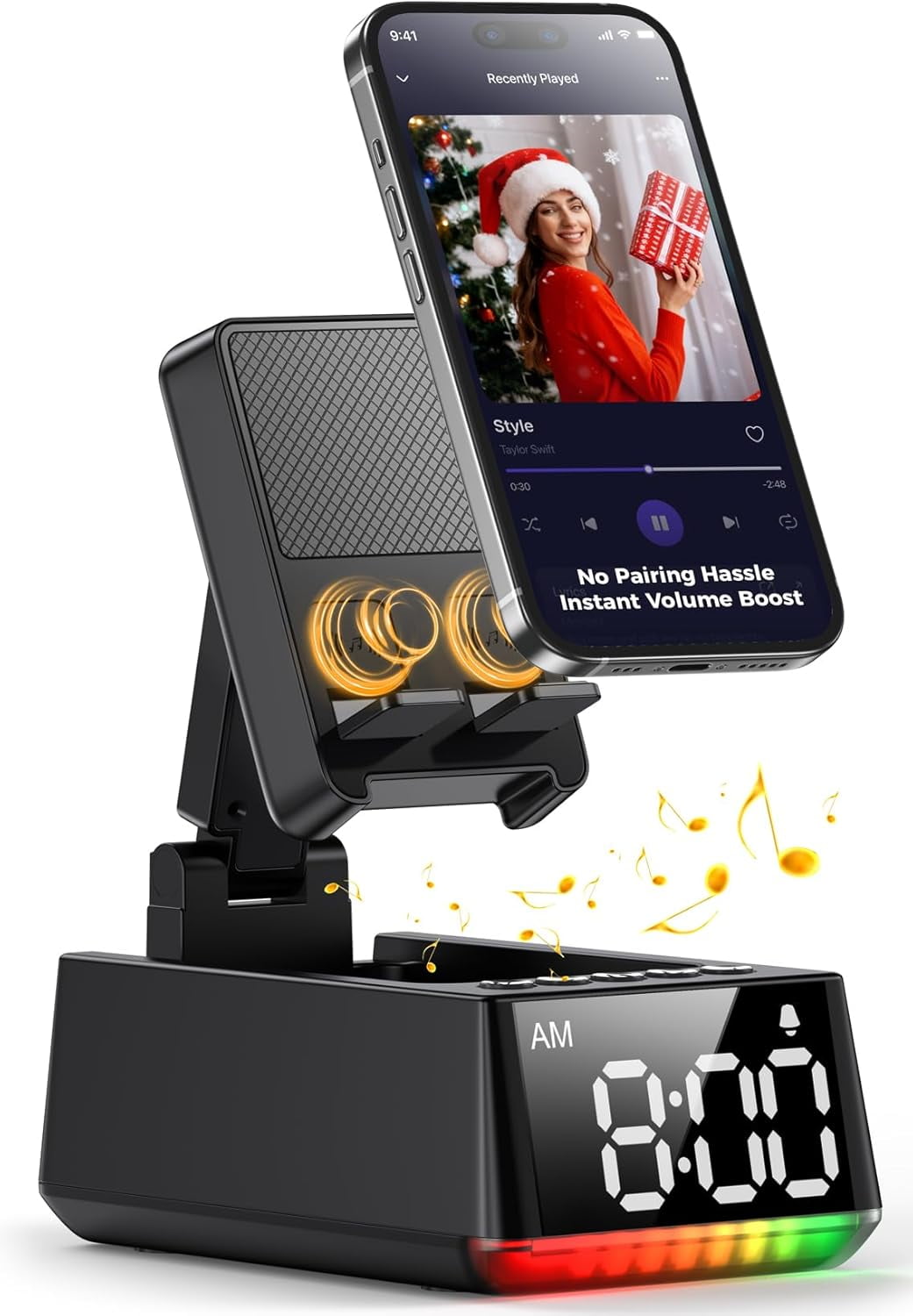 White Elephant Gifts for Adults Useful:Induction Speaker Bluetooth HD ...