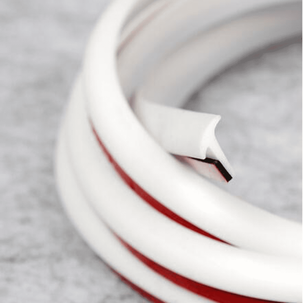 White Epdm Rubber T-Shape Car Door Seal Sealingstrip Hood Edge ...