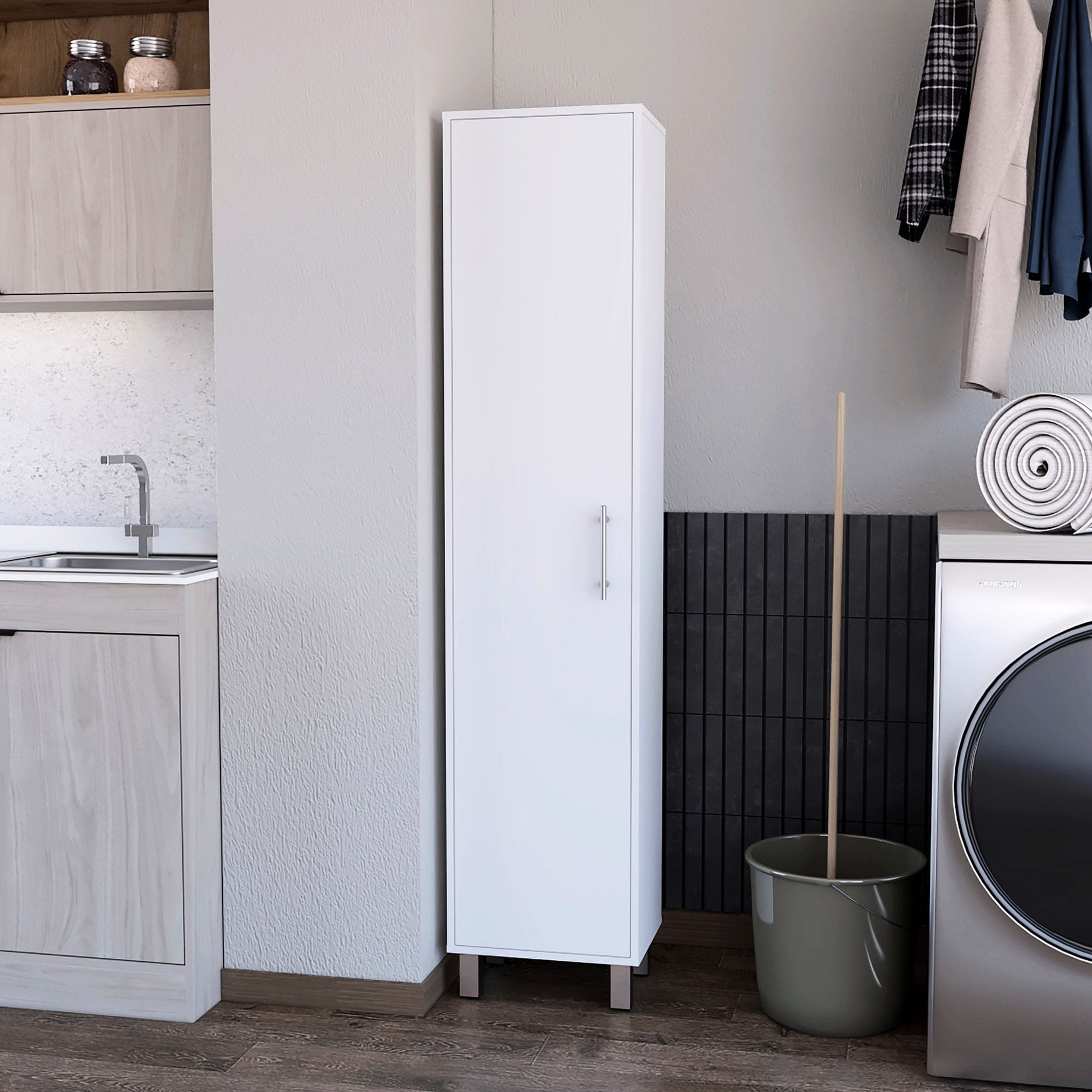 White - Ergonomic design for storage - Kitchen use / Place it as you ...