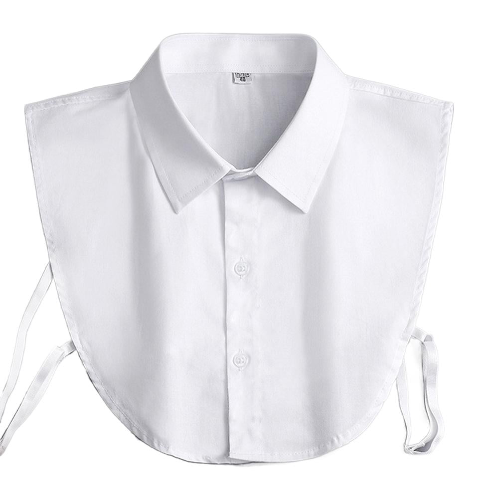 White Fake Collar (Three Buttons) (A)$Universal Fake Collar For Men And ...