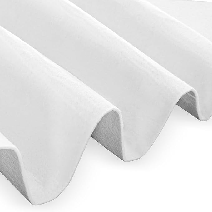 White Felt Fabric 72x36 Inch Felt Sheets for Crafts 1mm Thick Felt ...