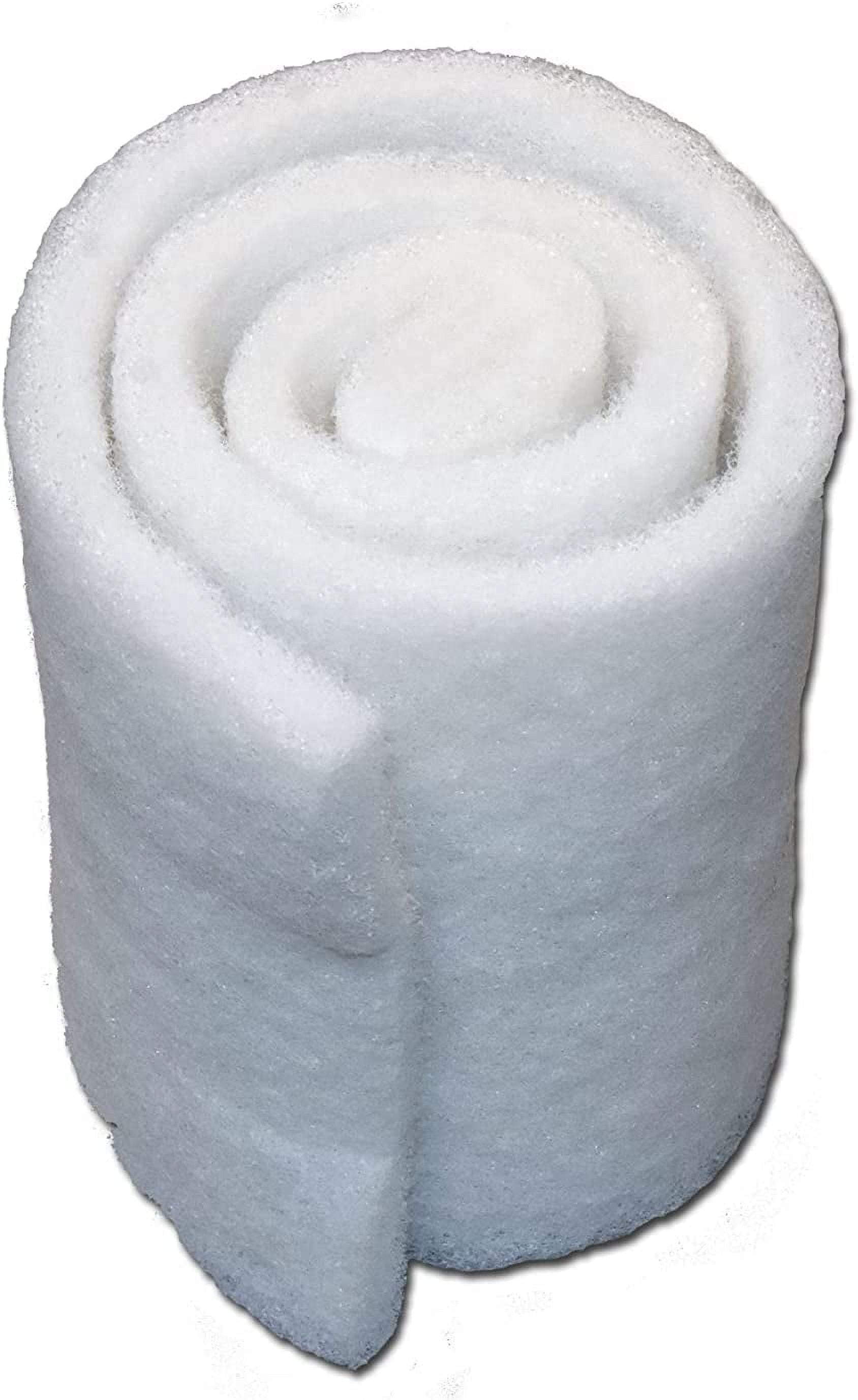 White Fine Filter Media, 1" Thick, Perfect for Aquariums, Ponds and ...