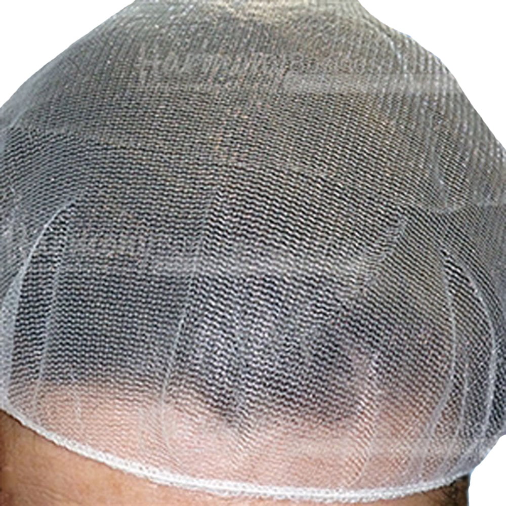 White Fine Mesh Hair Nets, 18