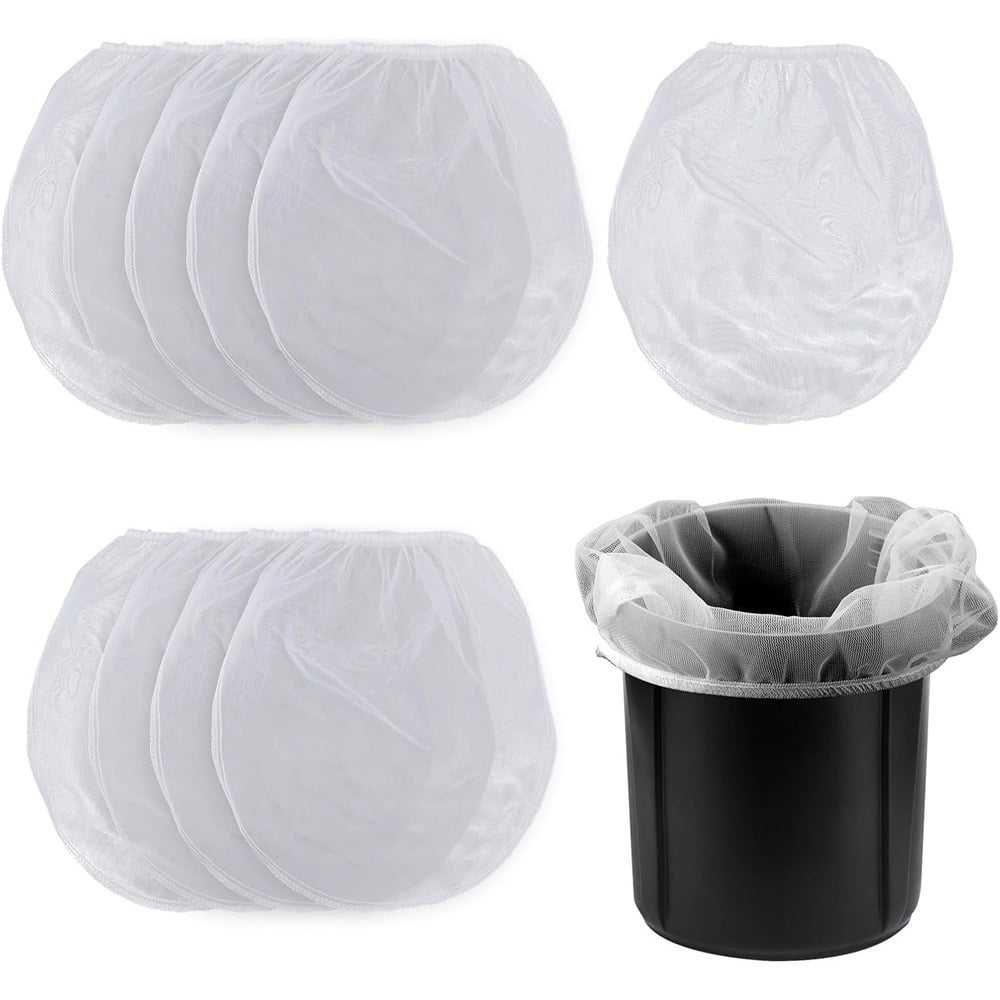 White Fine Mesh Paint Strainer Bag,Elastic Top Opening Strainer Bags,1 ...