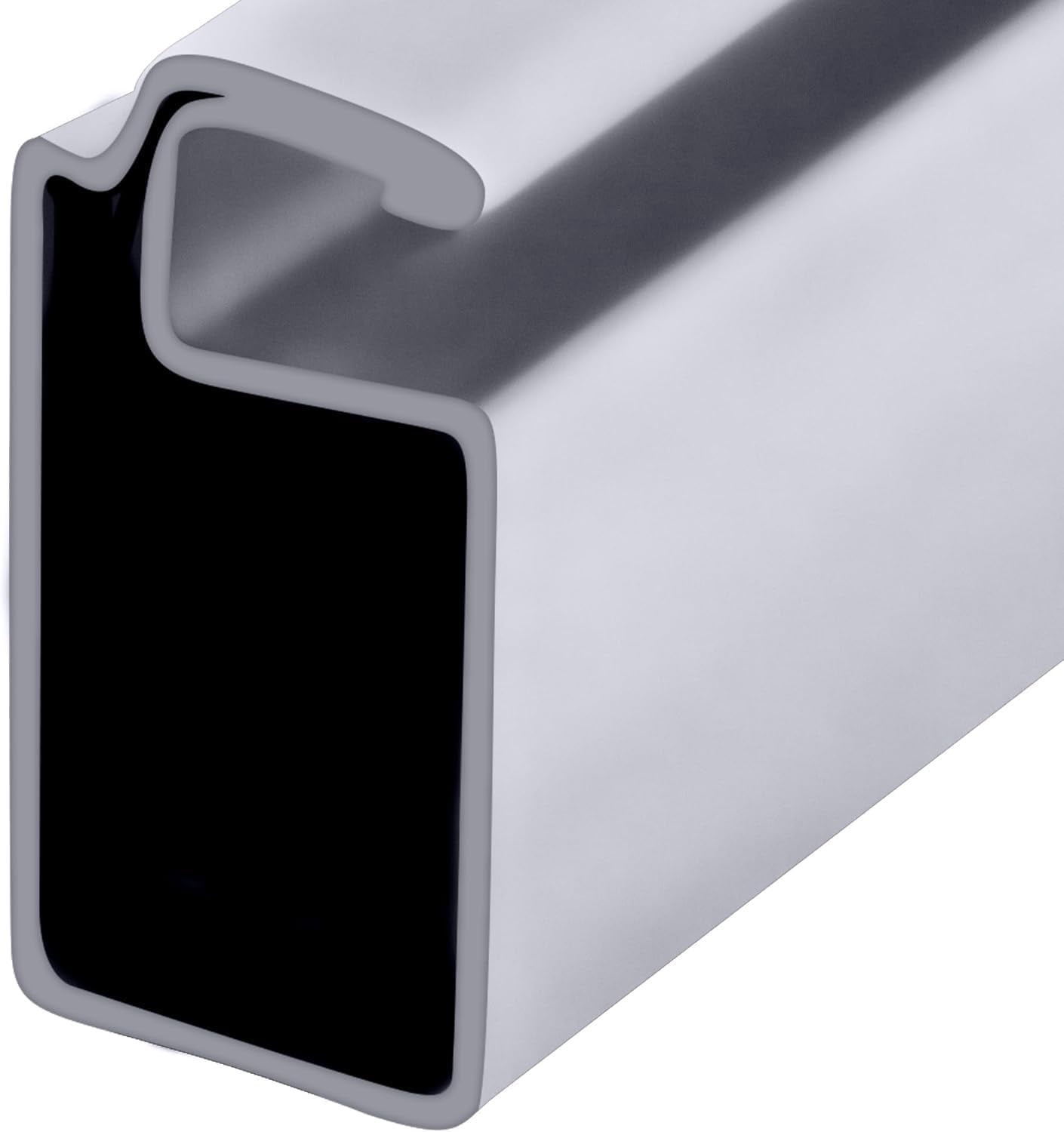 White Finish 3/4" x 3/8" Roll Formed Aluminum Screen Frame - 12 ft Long ...