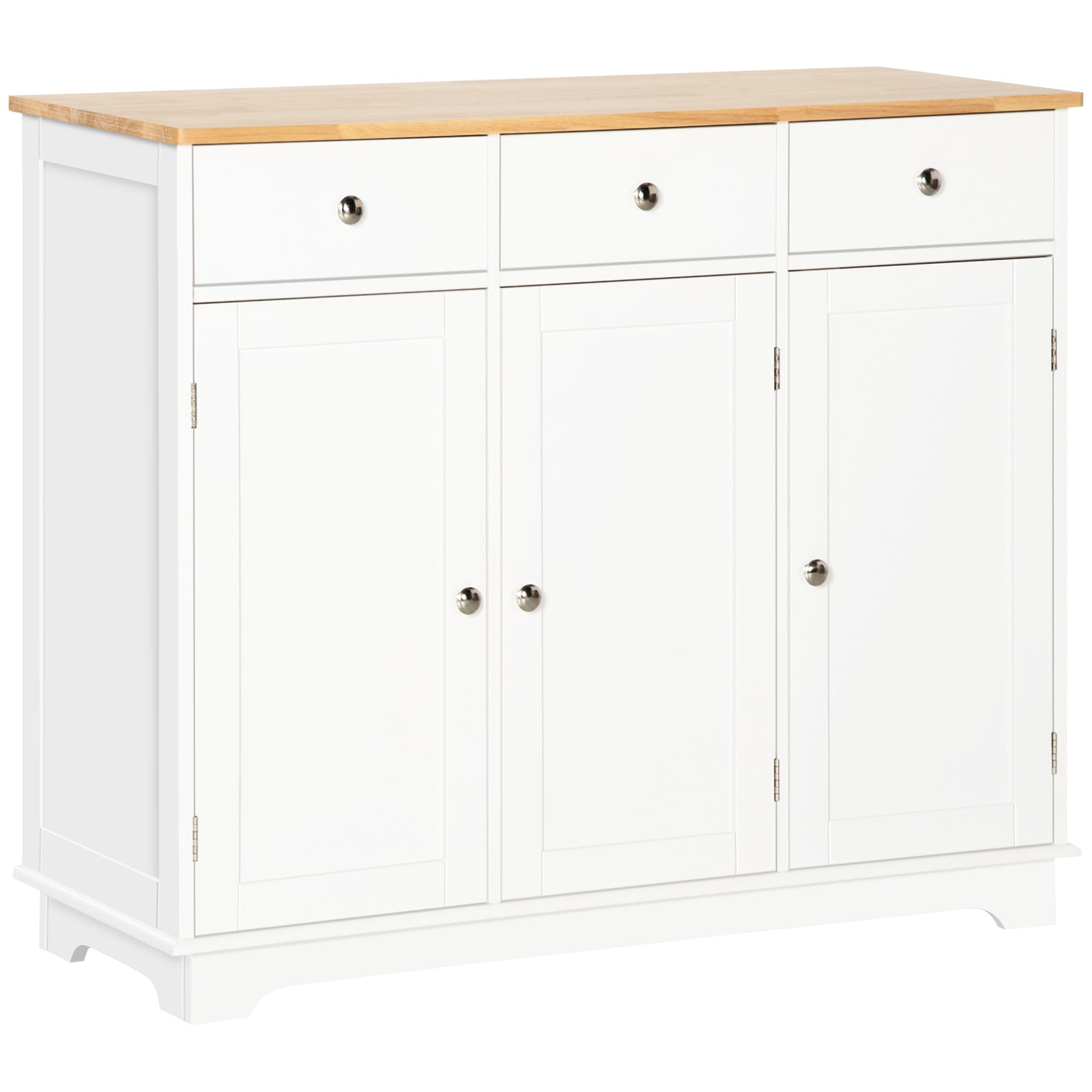 White Finish | Roomy Storage for Plates and Containers | Meet Different ...