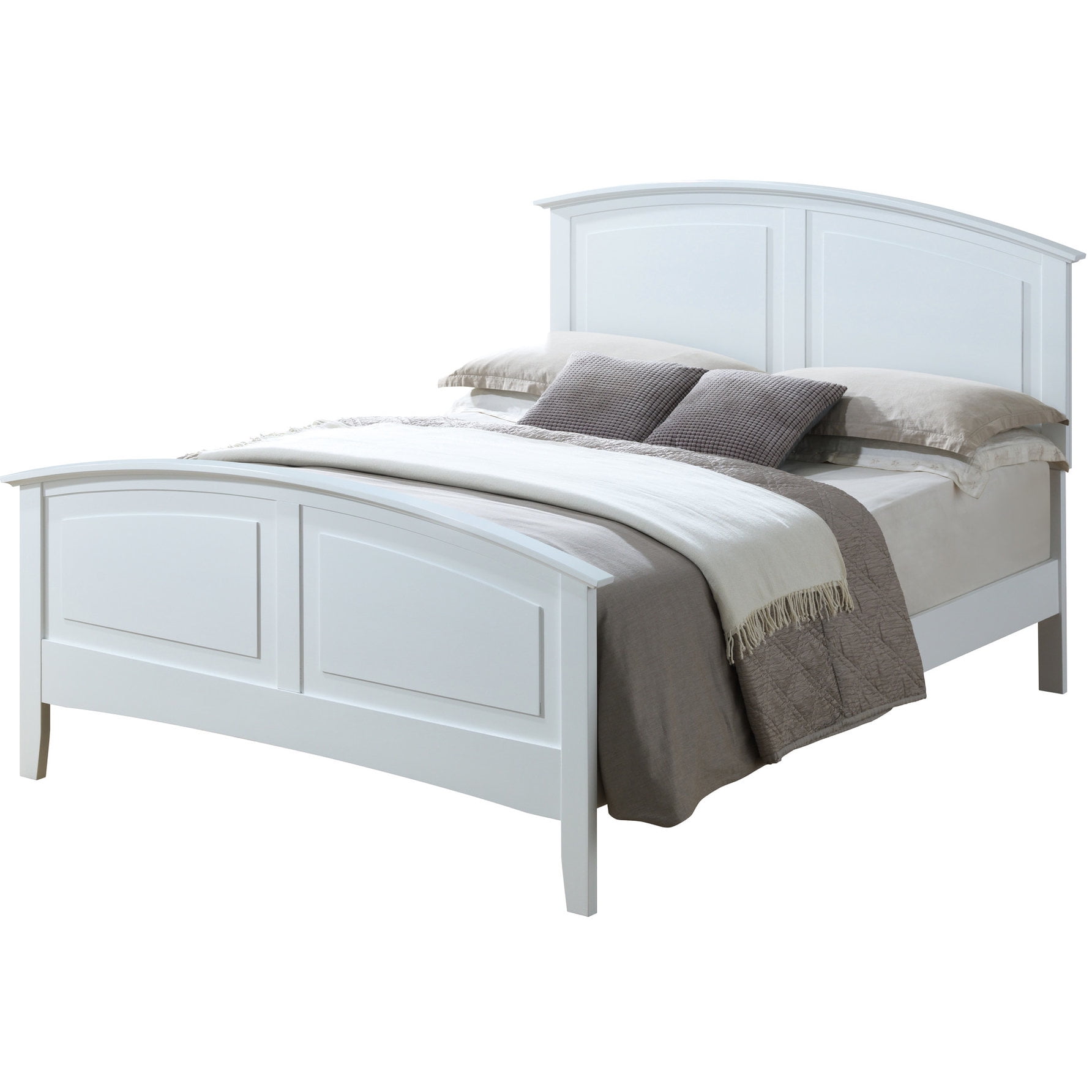 White Finish and Particle Bed - Simple Assembly Process - Bedroom ...