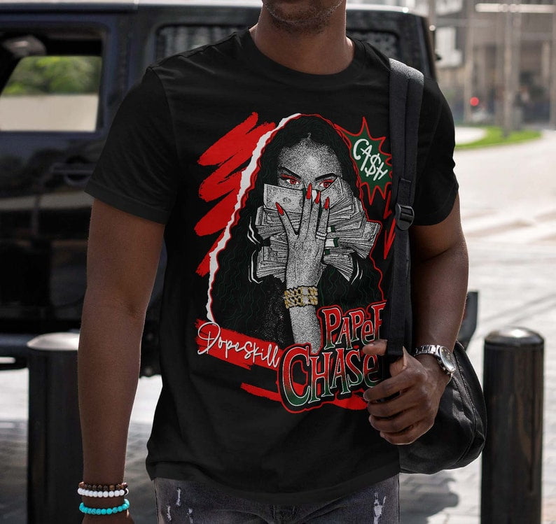 White Fire Red 2s DopeSkill Unisex Shirt NPC Graphic - Walmart.com