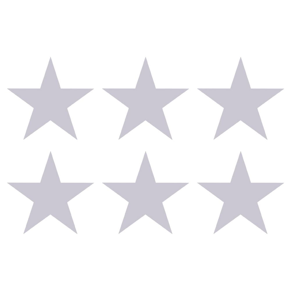 White Five-Pointed Star Electric Car Sticker Factory Reflective Car ...