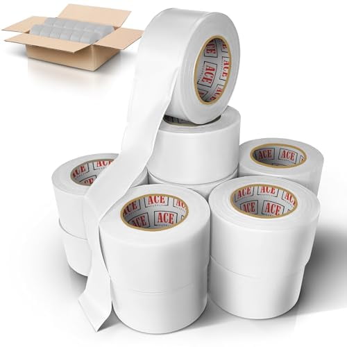 White Flagging Tape 24 Pack - Non-Adhesive Survey Tape - 1.5 Inch Width ...