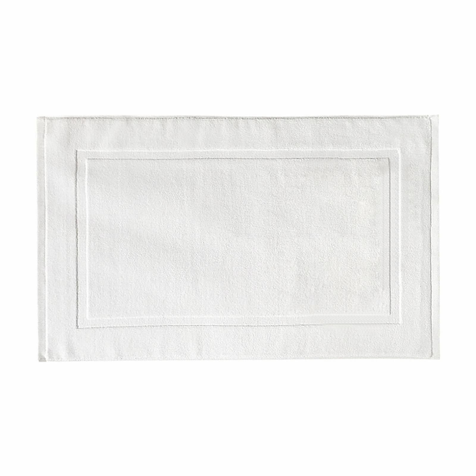 White Floor Towel 32 Thread Cotton Jacquard Thickened Floor Towel SPA ...