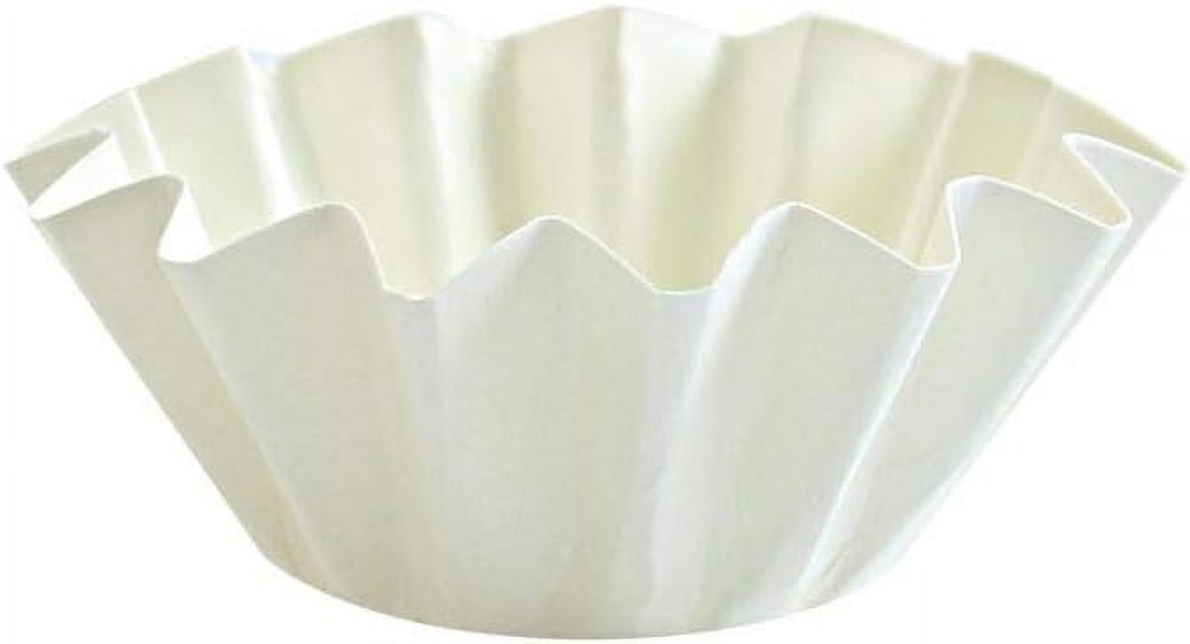 White Floral Baking Cups Large – Premium, Eco-Friendly Disposable ...