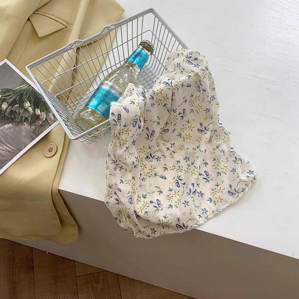 White Floral Small Floral Summer Sunscreen Mask Full Face Anti ...