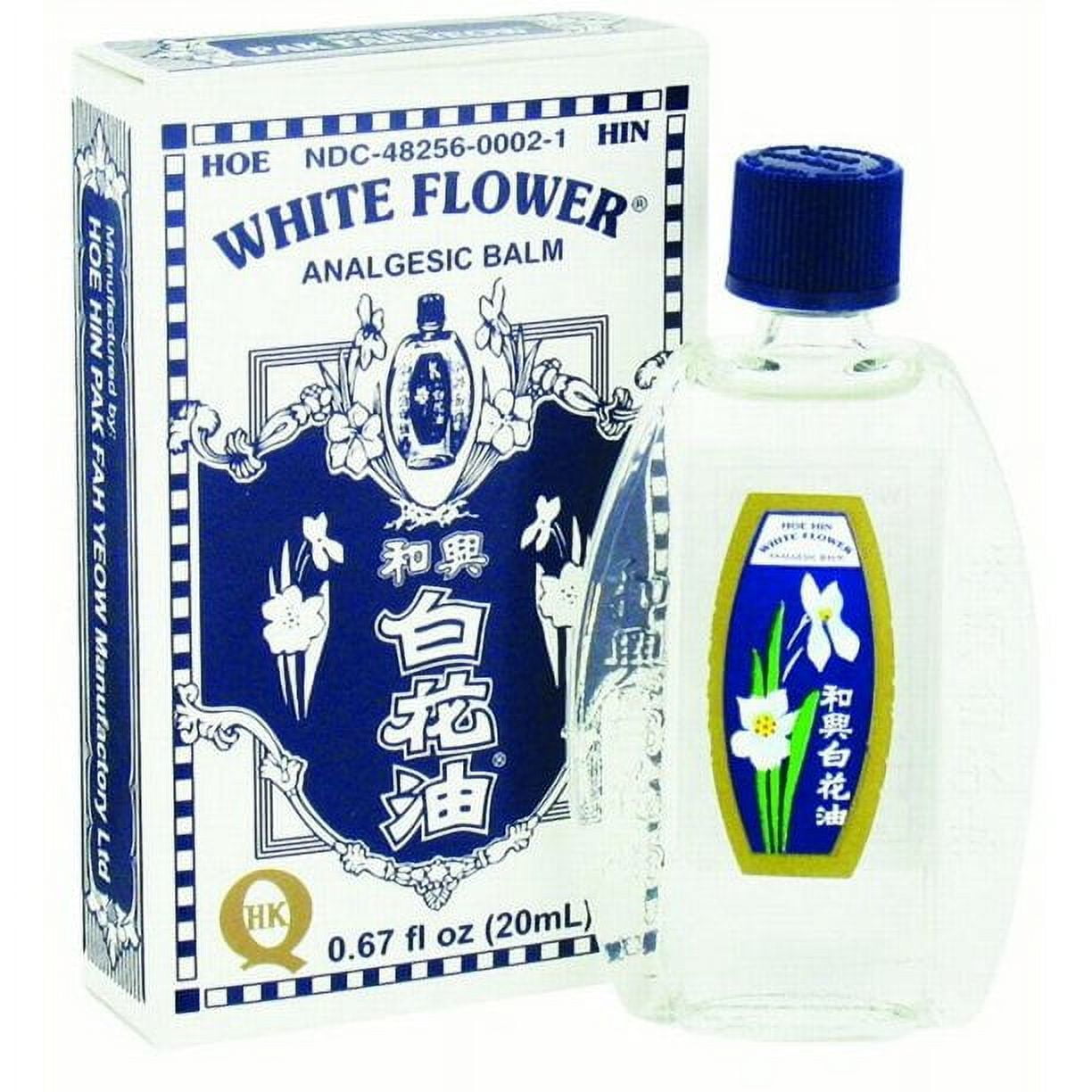 White Flower Analgesic Balm, 0.67 Oz HSA/FSA Eligible - Walmart.com