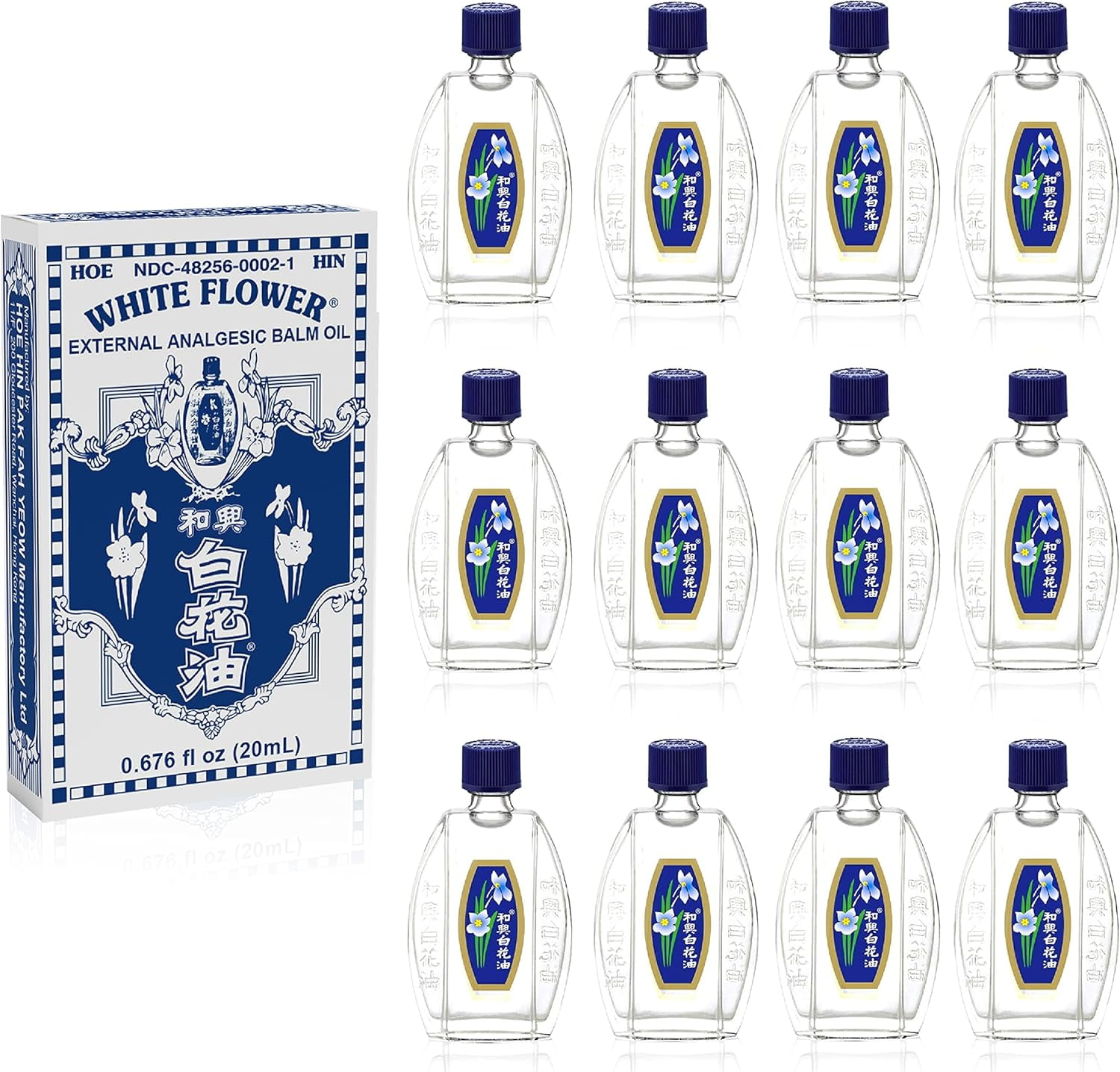 White Flower External Analgesic Balm Oil Pain Relief Oil 20ml/ 0.676fl ...