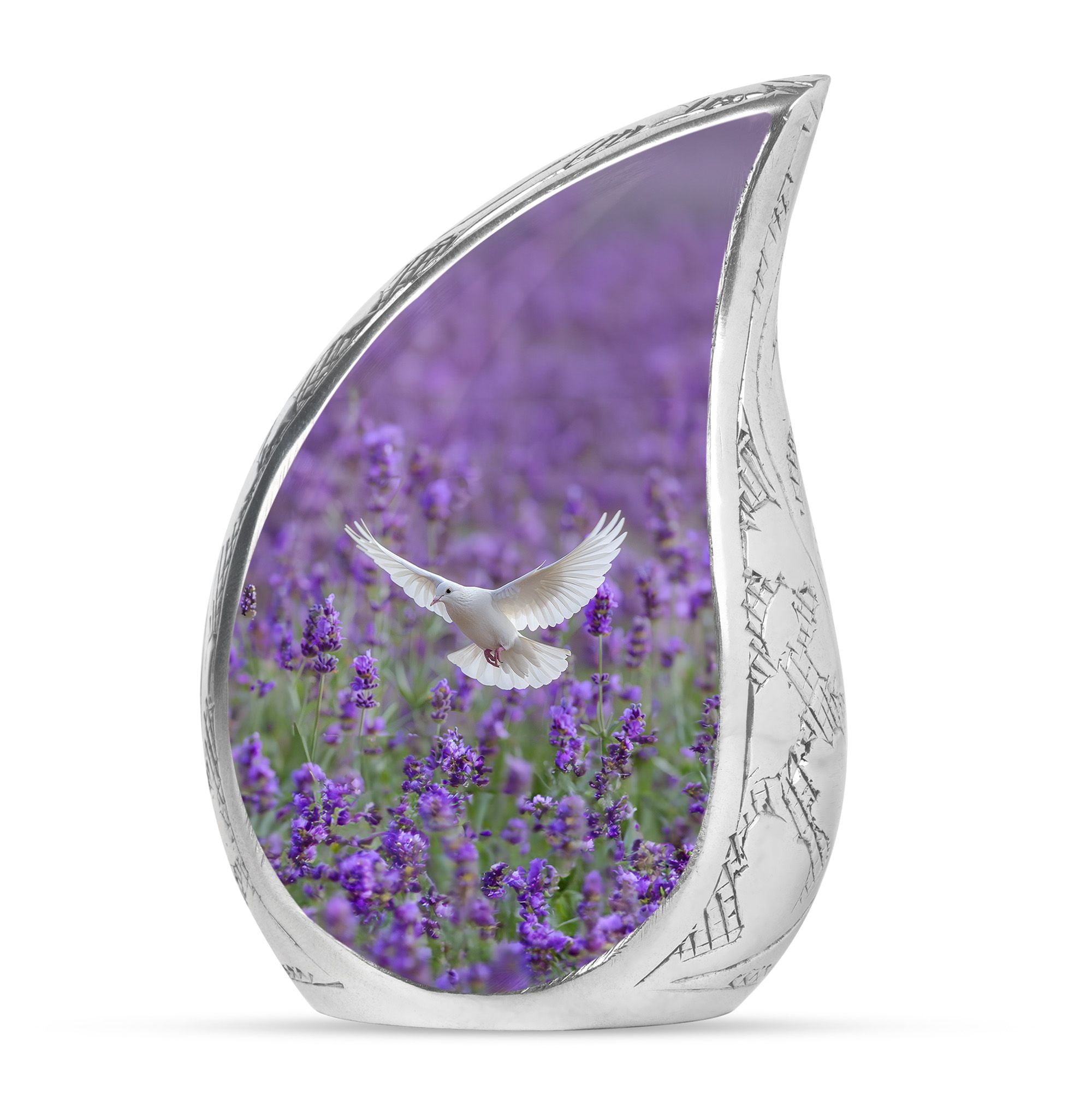 White Flying Dove Funeral Memorial Urns For Human Ashes Adult Female ...