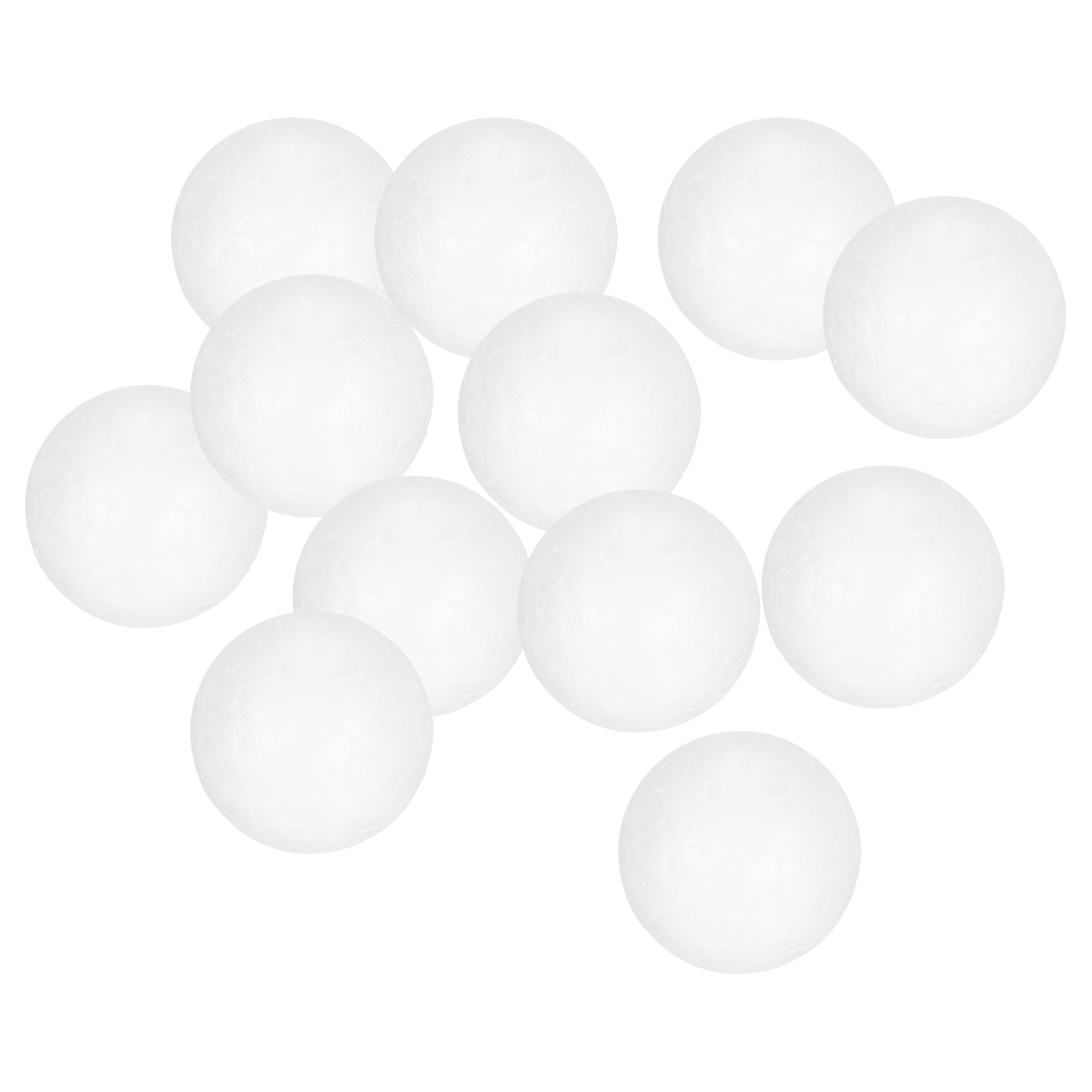 White Foam Balls Round 1.5 Inch Model Polystyrene Spheres Craft Balls ...