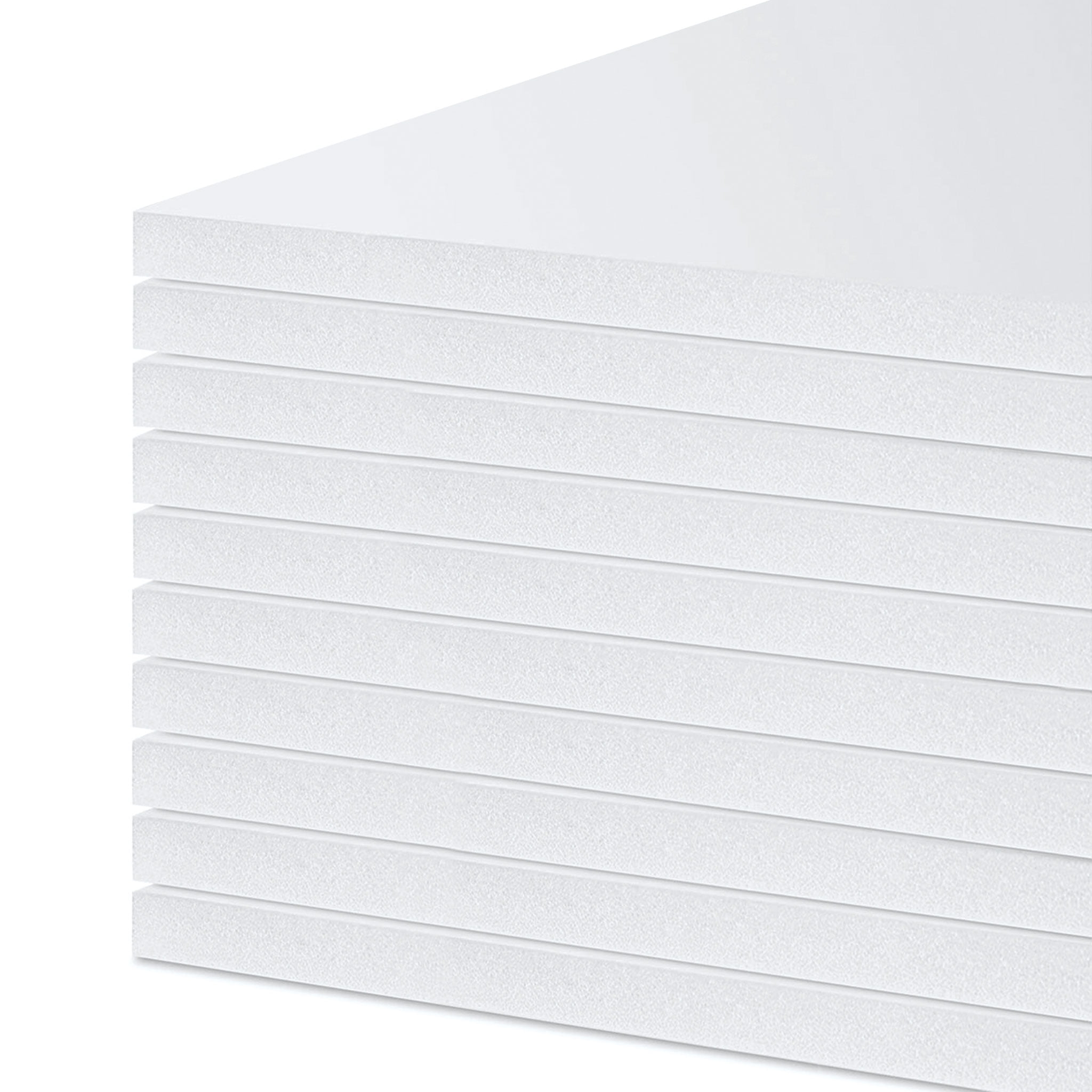 Free Shipping! White Foam Board - 20" x 30" x 1/2", Pkg of 10 - Walmart.com