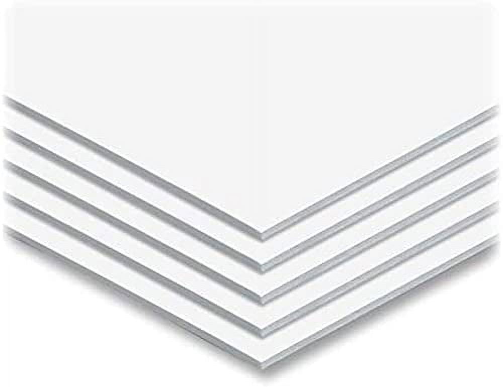 White Foam Boards - 3/16" Thickness - Gloss Finish - Acid Free (20x30-6 ...
