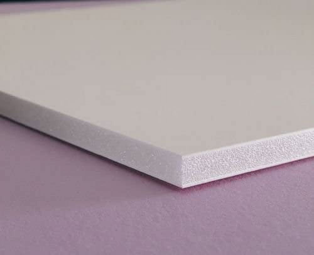 White Foamed PVC Sheet 24" X 24" X 3MM (0.118") Plastic Boards ...