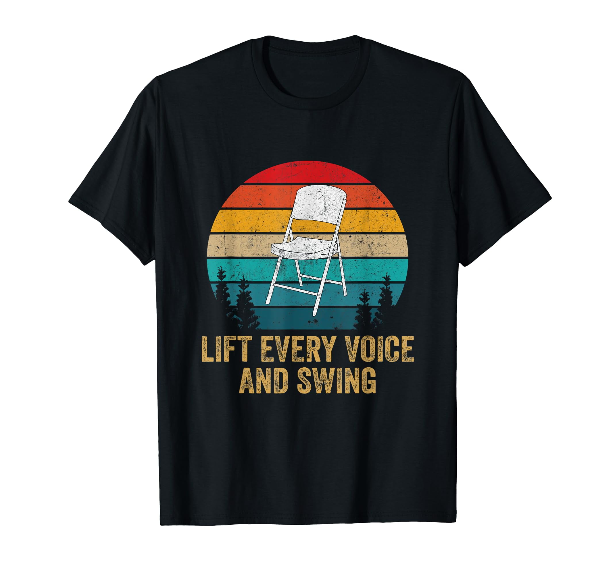 White Folding Chair Video Viral Trendy Outfits T-Shirt - Walmart.com